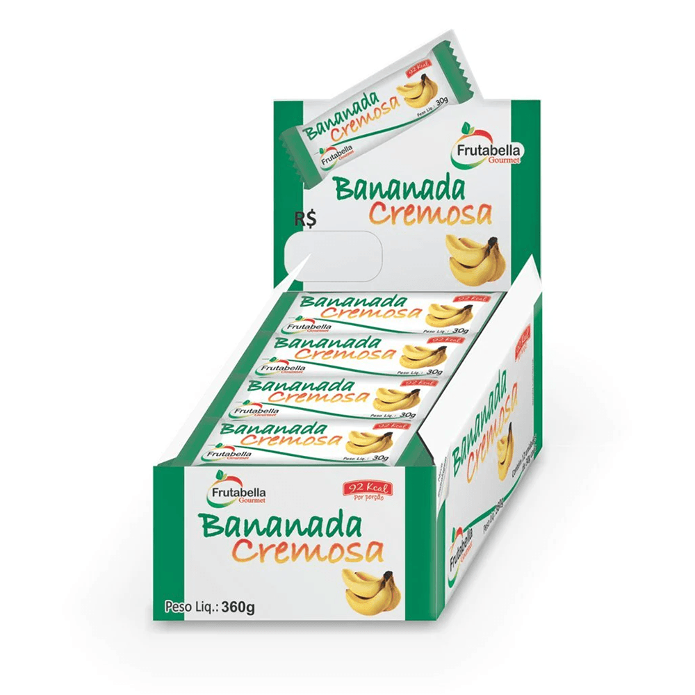 Bananada Cremosa Frutabella Display 12 x 30g